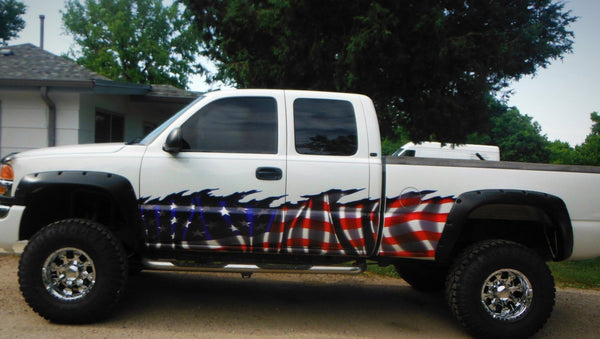 American Flag Vinyl Wrap