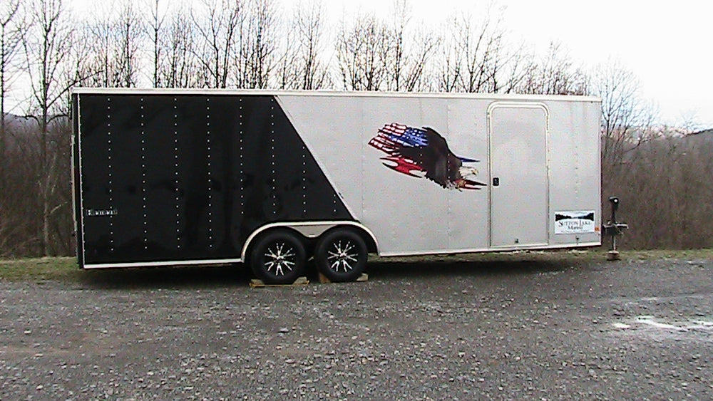 American Flag Eagle Trailer Decal Kit | Xtreme Digital GraphiX