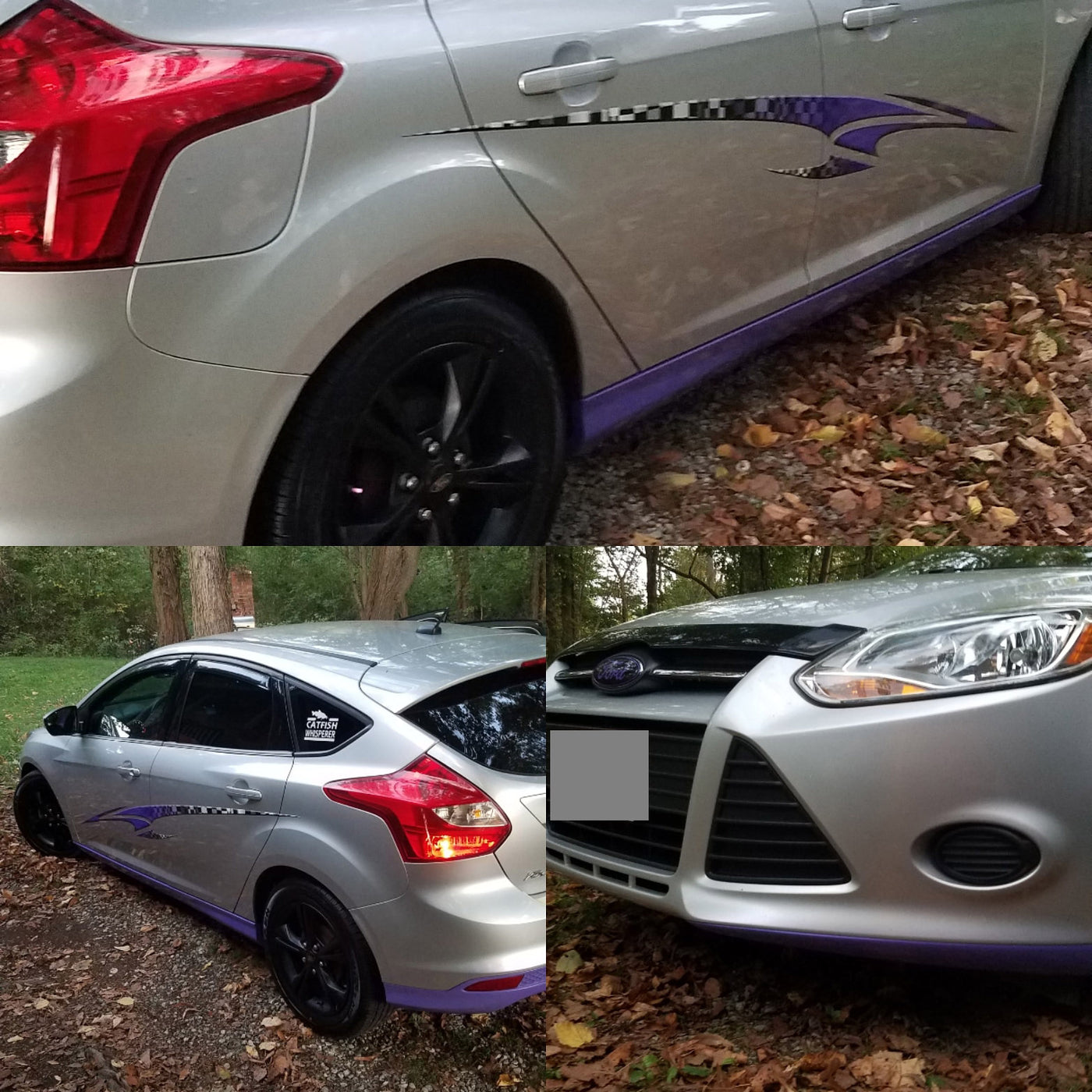 checkere flag racing stripes on ford car | xtreme digital graphix ...