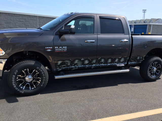 skulls truck decals, skull graphics on pickup - Xtreme Digital GraphiX