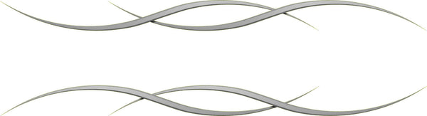 Grey Swoop Stripe Decal for Cars & Trucks | Xtreme Digital GraphiX