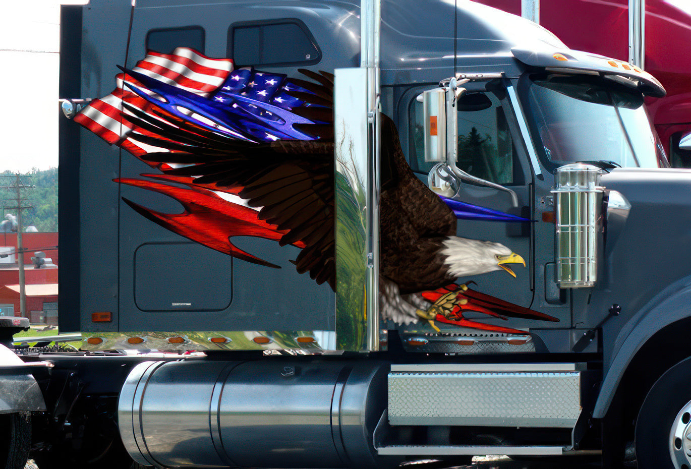 American Flag Stickers For Trucks 2007 2013 Lifted Crew Cab Usa Flag