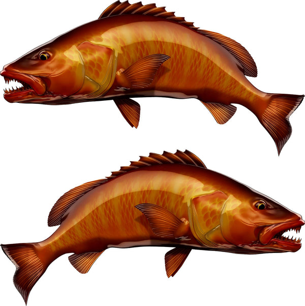 Cubera Snapper Boat Decal | Curved Jump Vinyl Graphic Custom Sizes ...