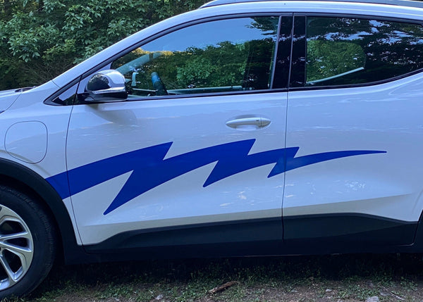 Lightning Bolt Vinyl Car Decals | Perfect for Electric Vehicles ...