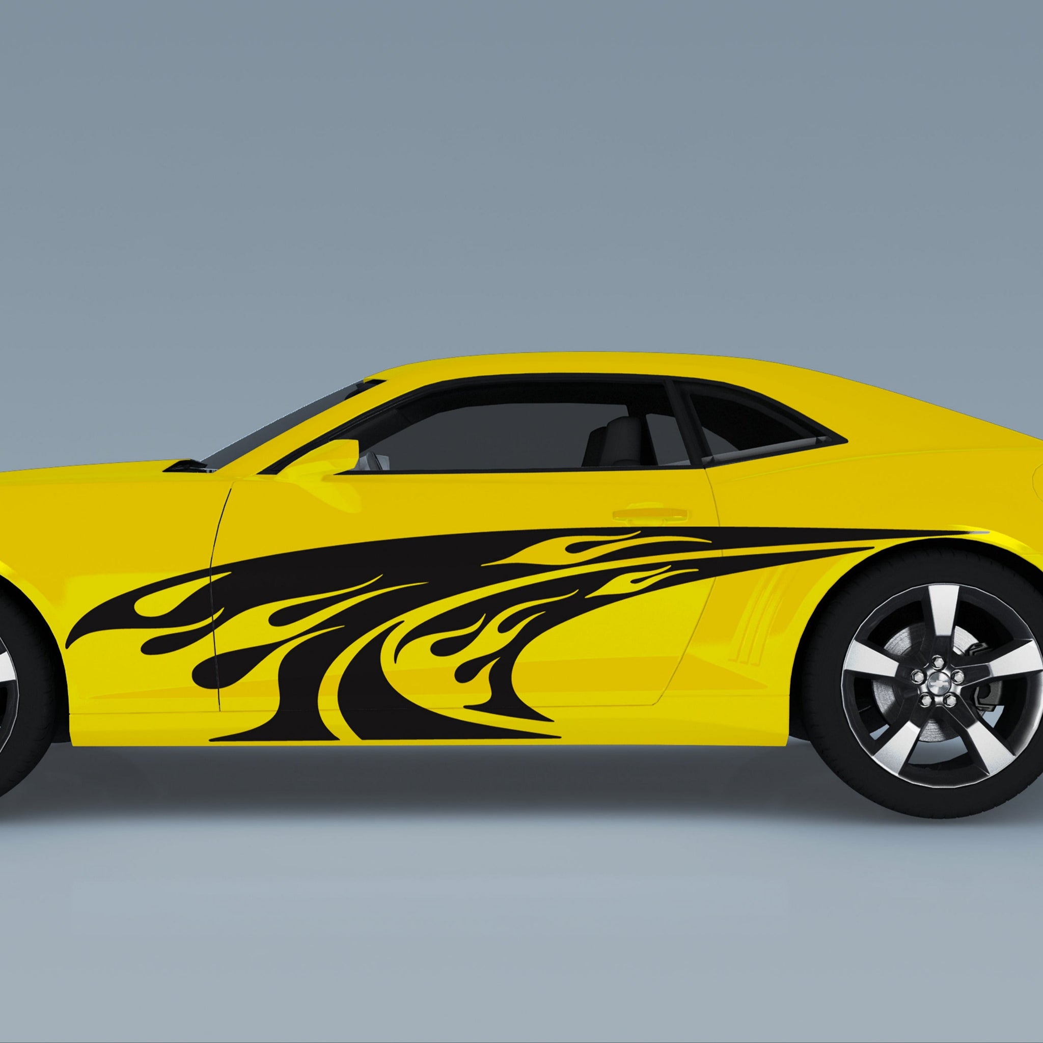 Flames Splash Vinyl Decals | Custom Car & Truck Graphics | XDG - Xtreme ...