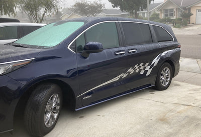 Checkers vinyl Decal Stripes for car truck racing | Xtreme Digital GraphiX