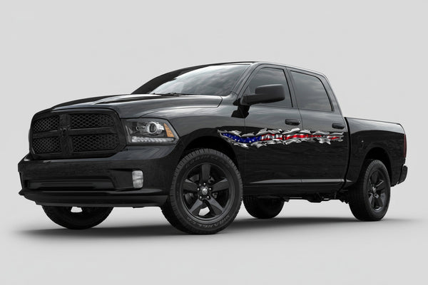 American Flag Vinyl Graphic Decals for Trucks | Xtreme Digital GraphiX