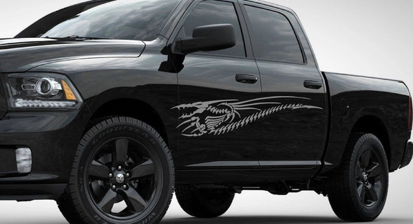 Dragon skeleton vinyl auto decals | Xtreme Digital GraphiX