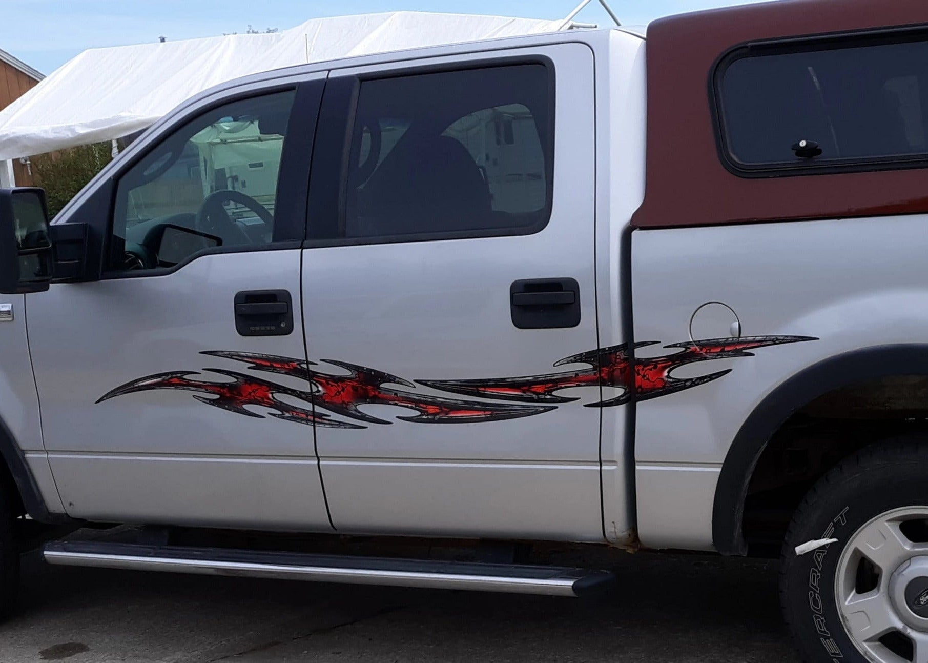 Tribal Flares Truck Graphics | Side Vinyl Decals | Xtreme Digital GraphiX