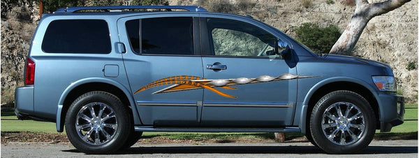 Twister vinyl stripes vehicle decals | Xtreme Digital GraphiX