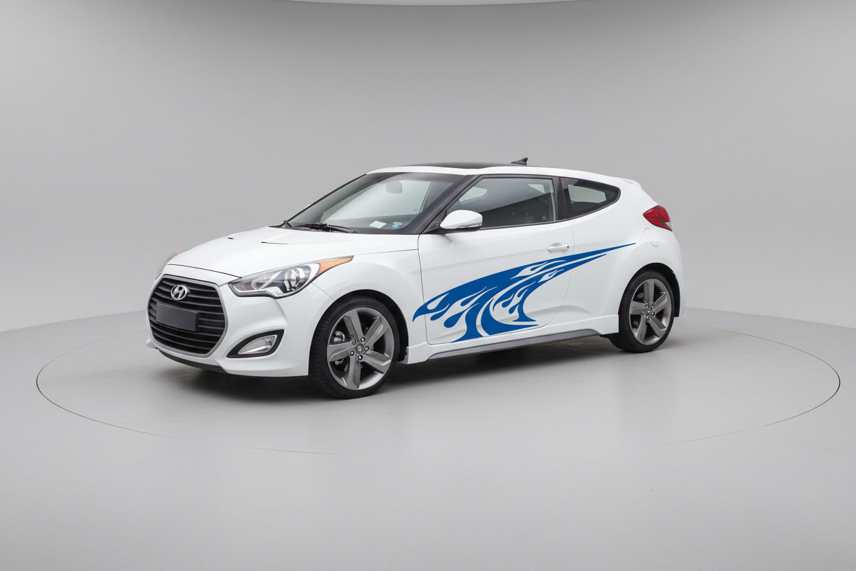 Flames Splash Vinyl Cut Decals for Car & Truck | Xtreme digital graphiX ...